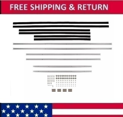 Roof Side Rails Kit Fits Mercedes Benz Sprinter 170 Wheel Base 07-20 ...