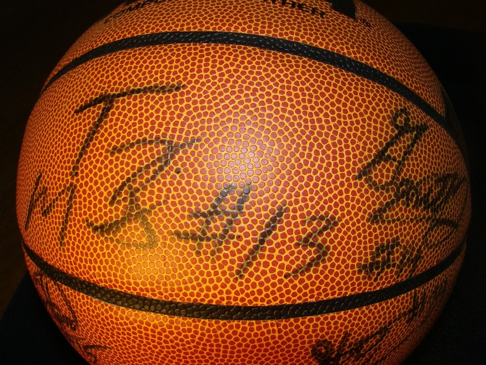 2008-2009 LSU TIGERS SIGNED BASKETBALL BY 14 MEMBERS WARREN MITCHELL ...