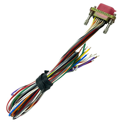 ITT Cannon MDM-15SH003K D-Sub Micro-D Connector MICRO 15 F 18" RBW ...