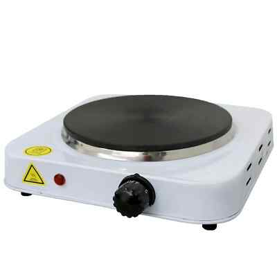 SINGLE ELECTRIC HOT PLATE COOKING HOB STOVE COOKER BOILING RING - WHITE ...