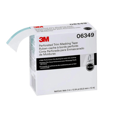 3M Trim Masking Tape 06349 10mm x 10m Translucent Linered Tape Rigid ...