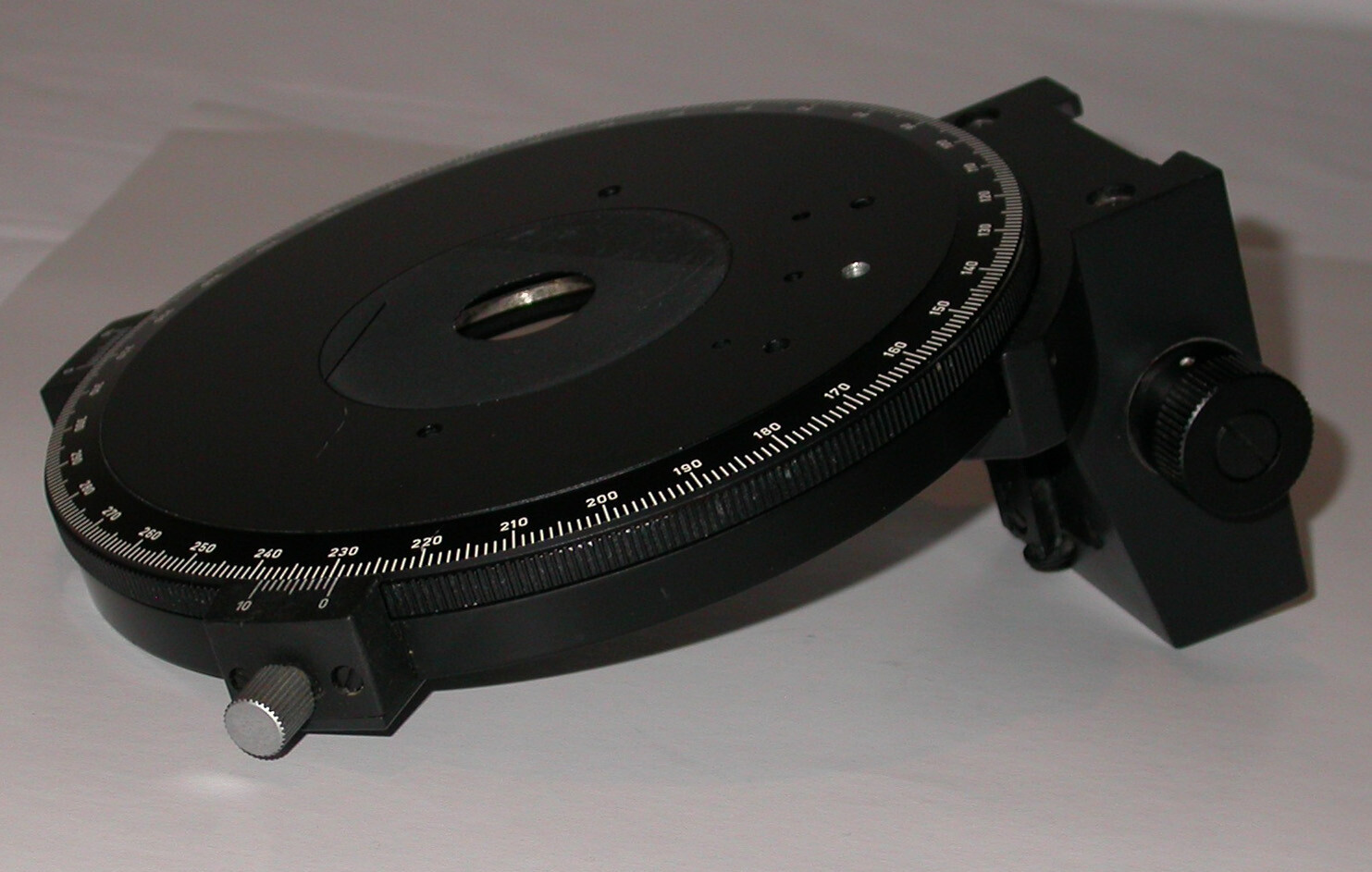 LEICA LEITZ POLARIZED LIGHT BALL BEARING ROTATING MICROSCOPE STAGE | eBay