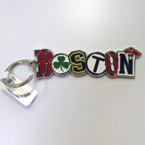 Boston Keychain Key Ring Souvenir NEW Massachusetts Gift | eBay