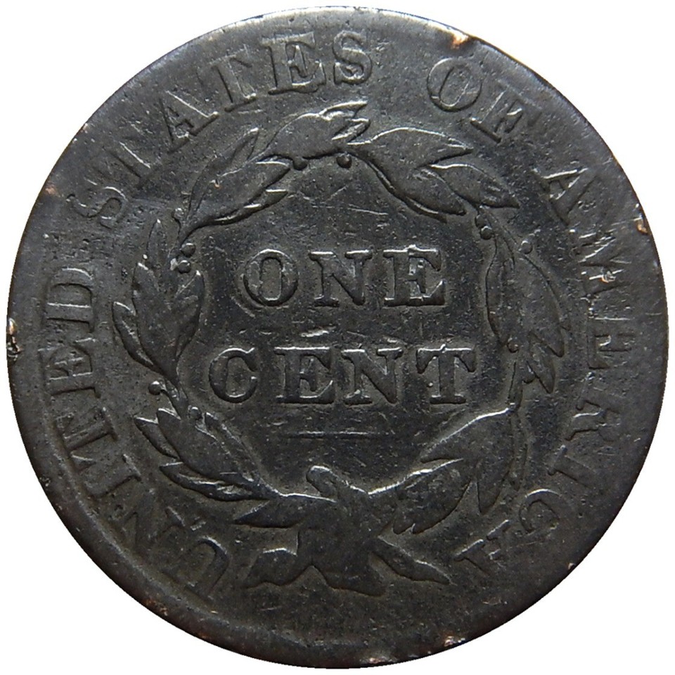 Large cent/penny 1823 perfect date late die state choice collector coin ...