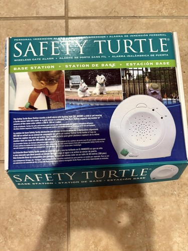 Safety Turtle Pool Immersion & Gate Alarm Base Station w/ 1 Wristband ...