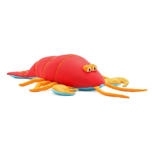 POOL FLOAT for Kids Petz Lobster with Quick-Drying Mesh Fabric Red BIG ...