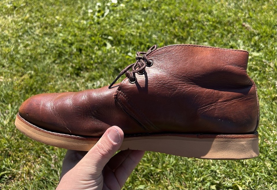 Red Wing 595 Traction Tread Chukka Soft Toe Boots Men's 12 EE extra ...