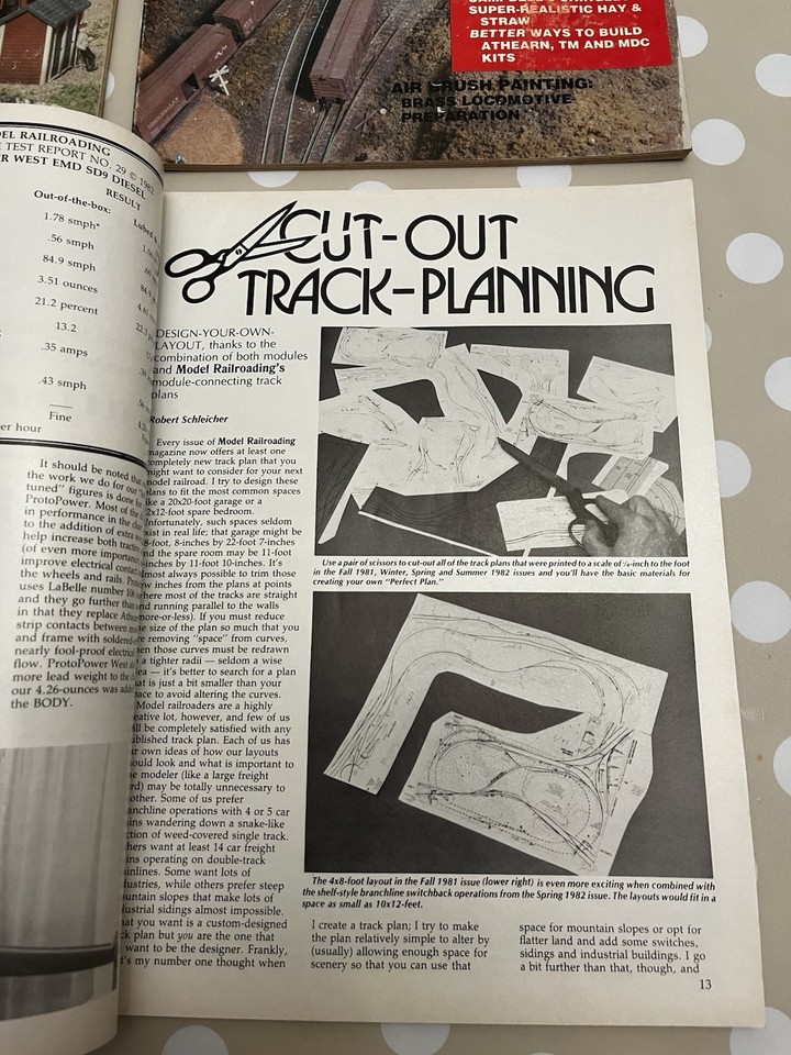 Model Railroading Magazine Volume 13 No. 1, 1982 No. 2 - 4 Are 1983 All ...