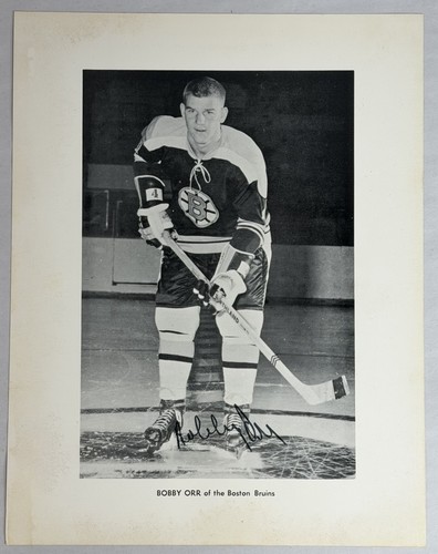 Bobby Orr Signed Photo Boston Bruins Hockey Autographed NHL Hall of ...