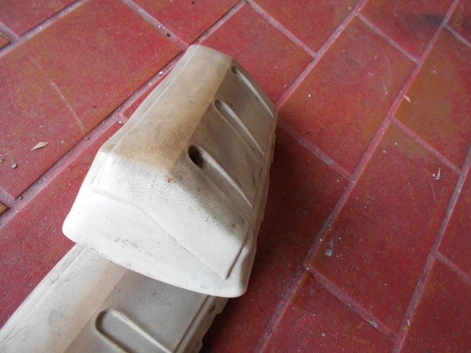 1967-1971 Chevy C10 GMC C20 Blazer Door Arm Rests Pair Parchment K5 68 ...