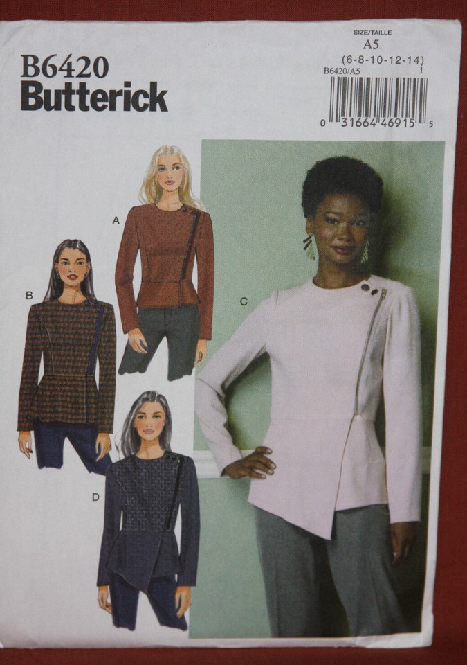 McCall & Butterick Misses JACKET patterns You Choose sizes 6-16 UNCUT ...