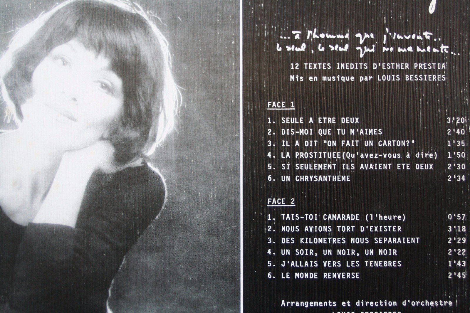 JUDITH MAGRE ESTHER PRESTIA / LOUIS BESSIERES RARE 33T LP CANETTI 48. ...