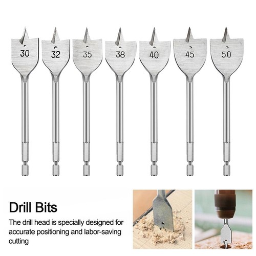 Drill Bit Carpenter's Bit Flat Drill Hexagonal Shank Wood Plate Opener ...