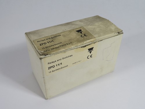 Carlo Gavazzi ZPD11/1 Relay Socket 10A 300V 11-Pin 4-Pack NEW | eBay