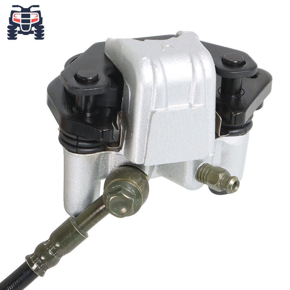 Rear Hydraulic Brake Master Caliper Assembly+Disc Rotor Kit For ATV Go ...