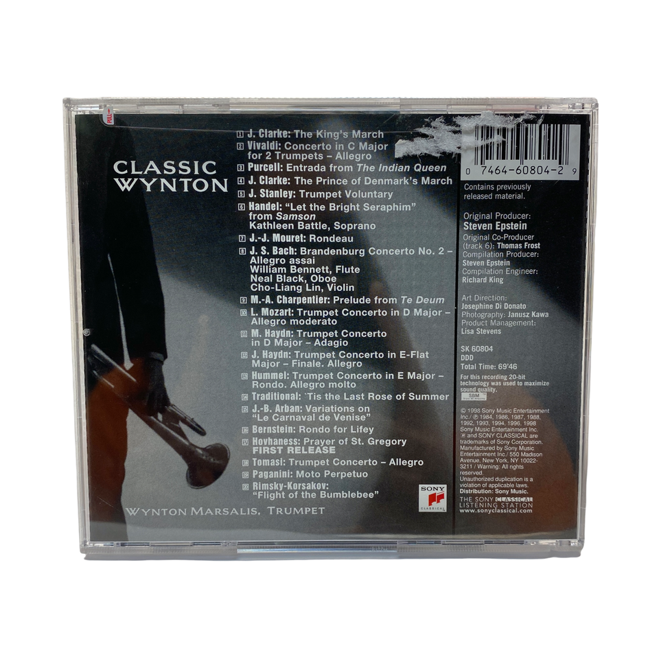 Classic Wynton by Wynton Marsalis CD 1998 SEAL SONY +BONUS UNRELEASED ...