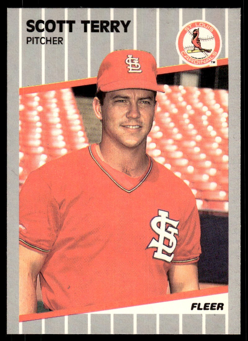 1989 Fleer Baseball Card Scott Terry St. Louis Cardinals #464 | eBay