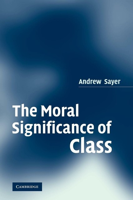 The Moral Significance of Class von Andrew Sayer (2008, Taschenbuch) online kaufen | eBay.de
