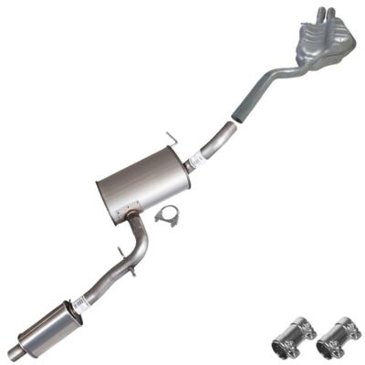 Resonator Pipe Muffler Exhaust System Kit fits: 2005-2011 VW Jetta 2.5L ...