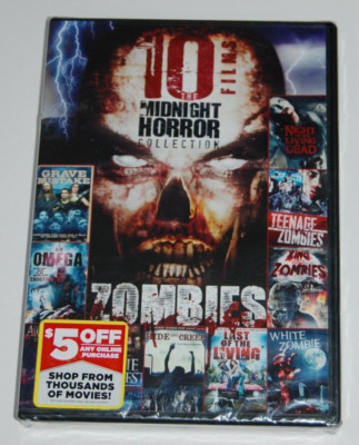 Midnight Horror Collection: Zombies 10 Films 2-Disc Set DVD NEW SEALED ...