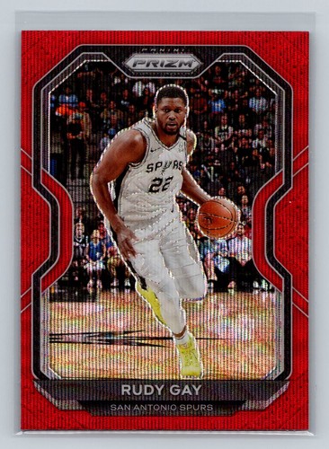 2020-21 Panini Prizm #4 Rudy Gay Ruby Wave Prizms NBA San Antonio Spurs ...