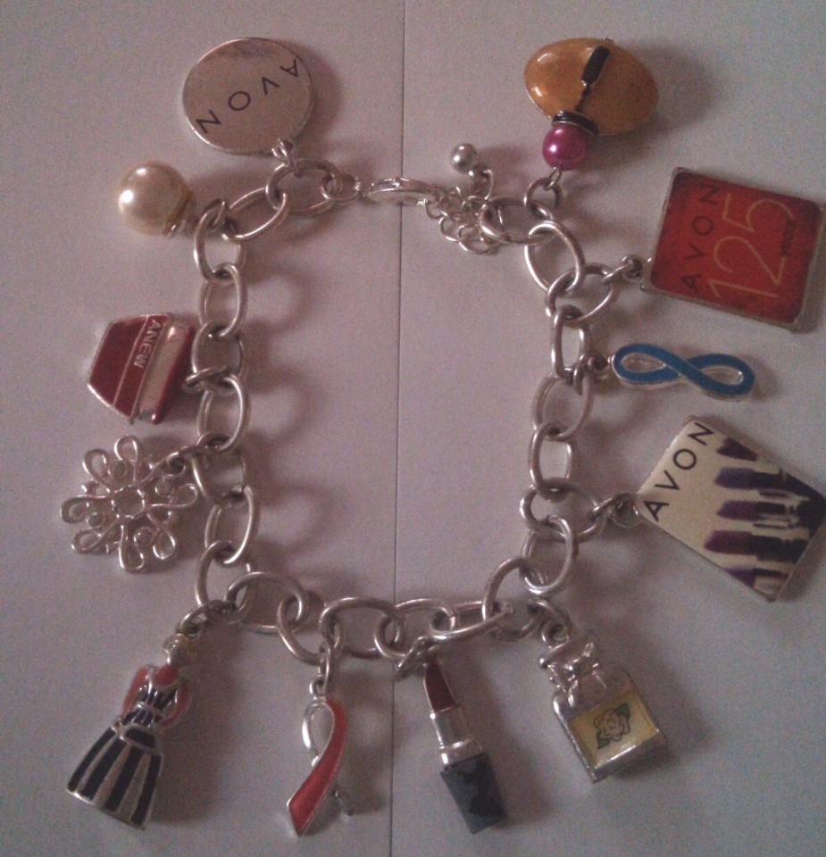 AVON 125 Years Anniversary Charm Bracelet w/ 12 Charms | eBay