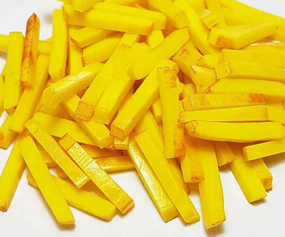 Barbi Dollhouse Miniature Food Mini French Fries Tiny Potato Fry Lot 👻🧲 ...