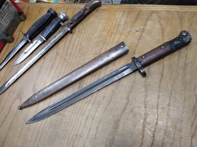 Vtg WWII Czech V CSZ Mauser w/Scabbard Military tool Good Shape! | eBay