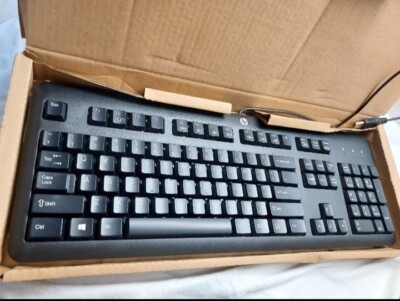 New HP 672647-003 KU-1156 Wired Standard USB Desktop Keyboard - Black ...