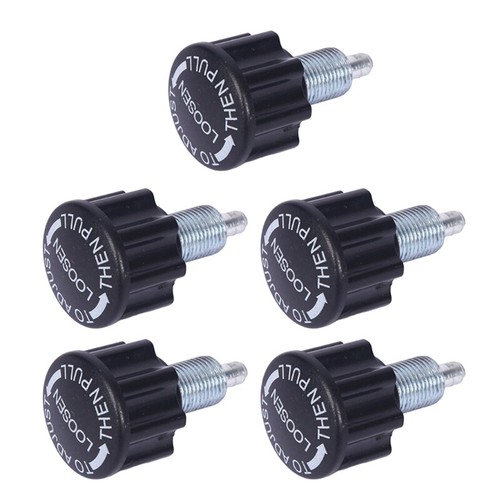 5 Pieces 16 Fluted Knobs Set Exercise Training Machines Release Bike ...