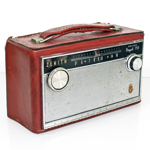 ZENITH DELUXE ROYAL 755 RETRO COLLECTORS DISPLAY c.1960's TRANSISTOR ...