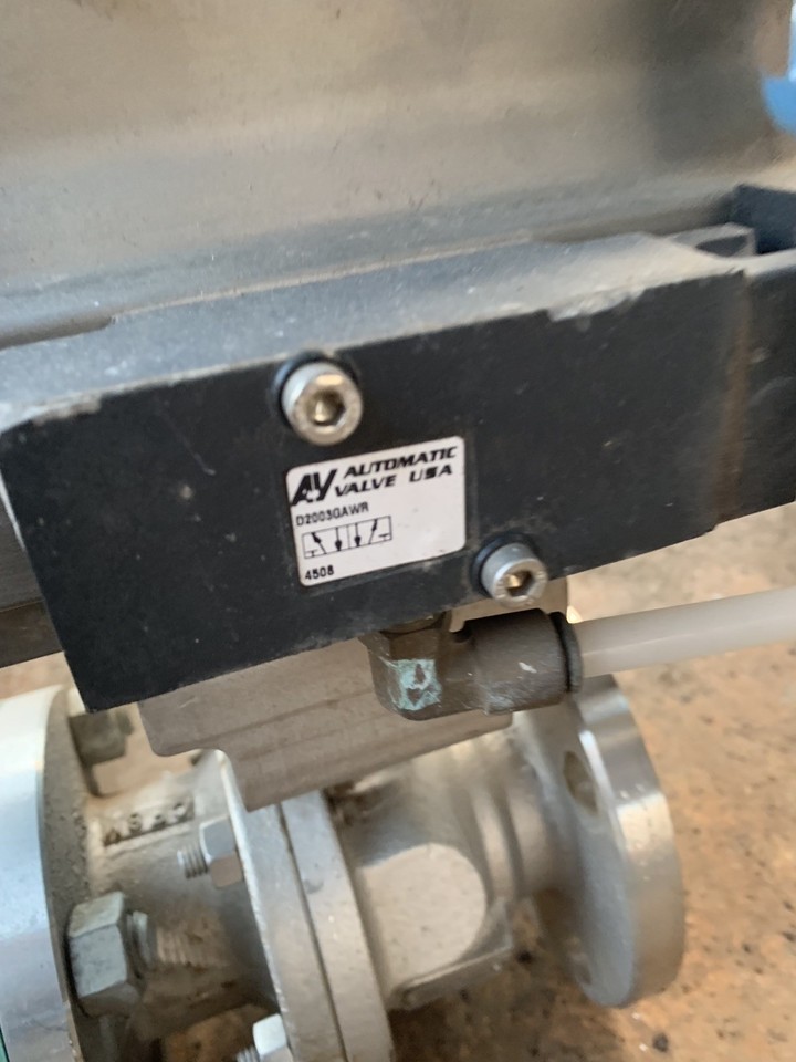 Apollo 2” Stainless Ball Valve Cf8m Swing Check Valbia Air Actuator ...