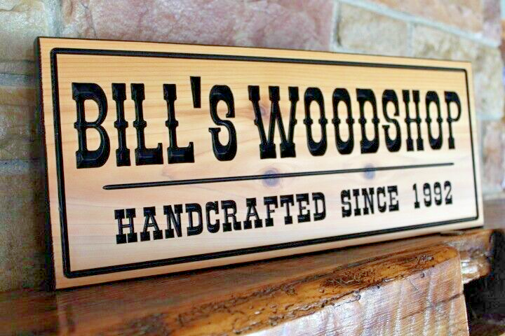 Custom Carved Wood Signs / Office Business Outdoor Indoor Woodshop ...