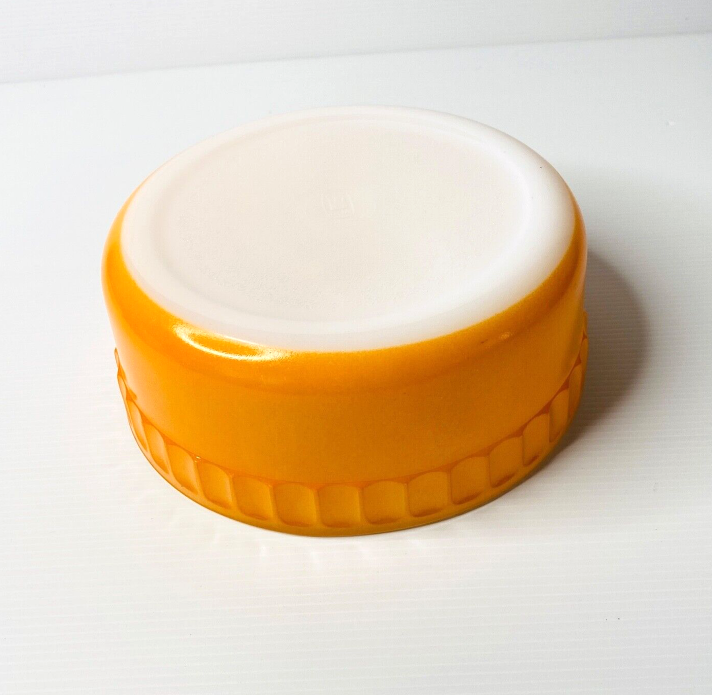 Vintage Pyrex Bright Orange Souffle Casserole Bowl Dish 18.5 cm ...