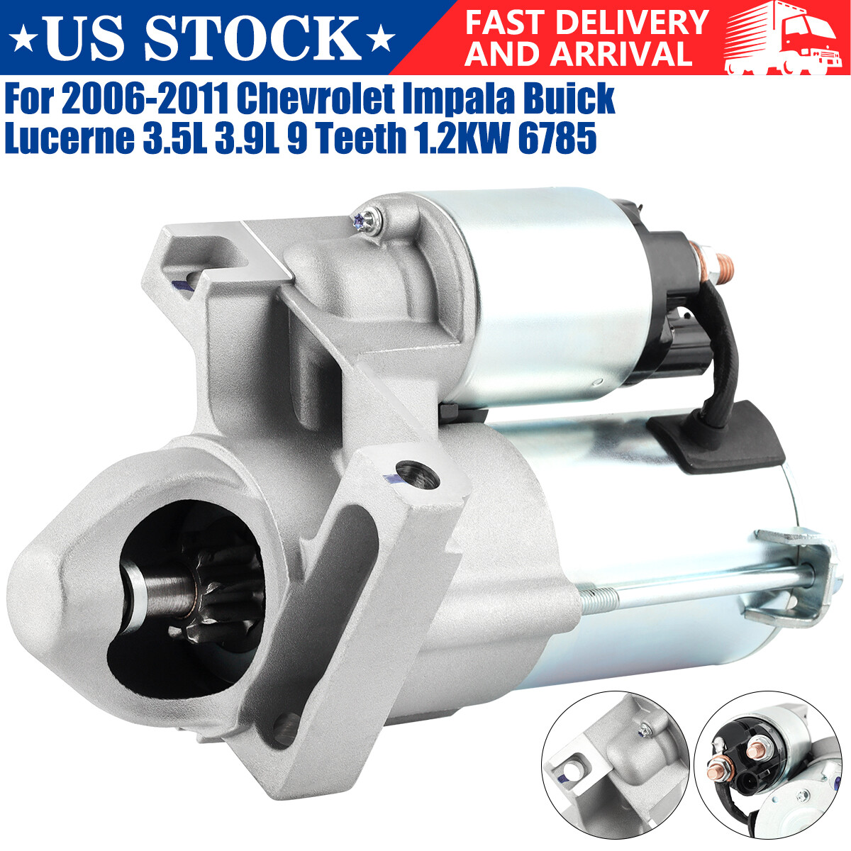 2006 Chevy Impala Starter Used 2006 CHEVROLET IMPALA STARTER MOTOR