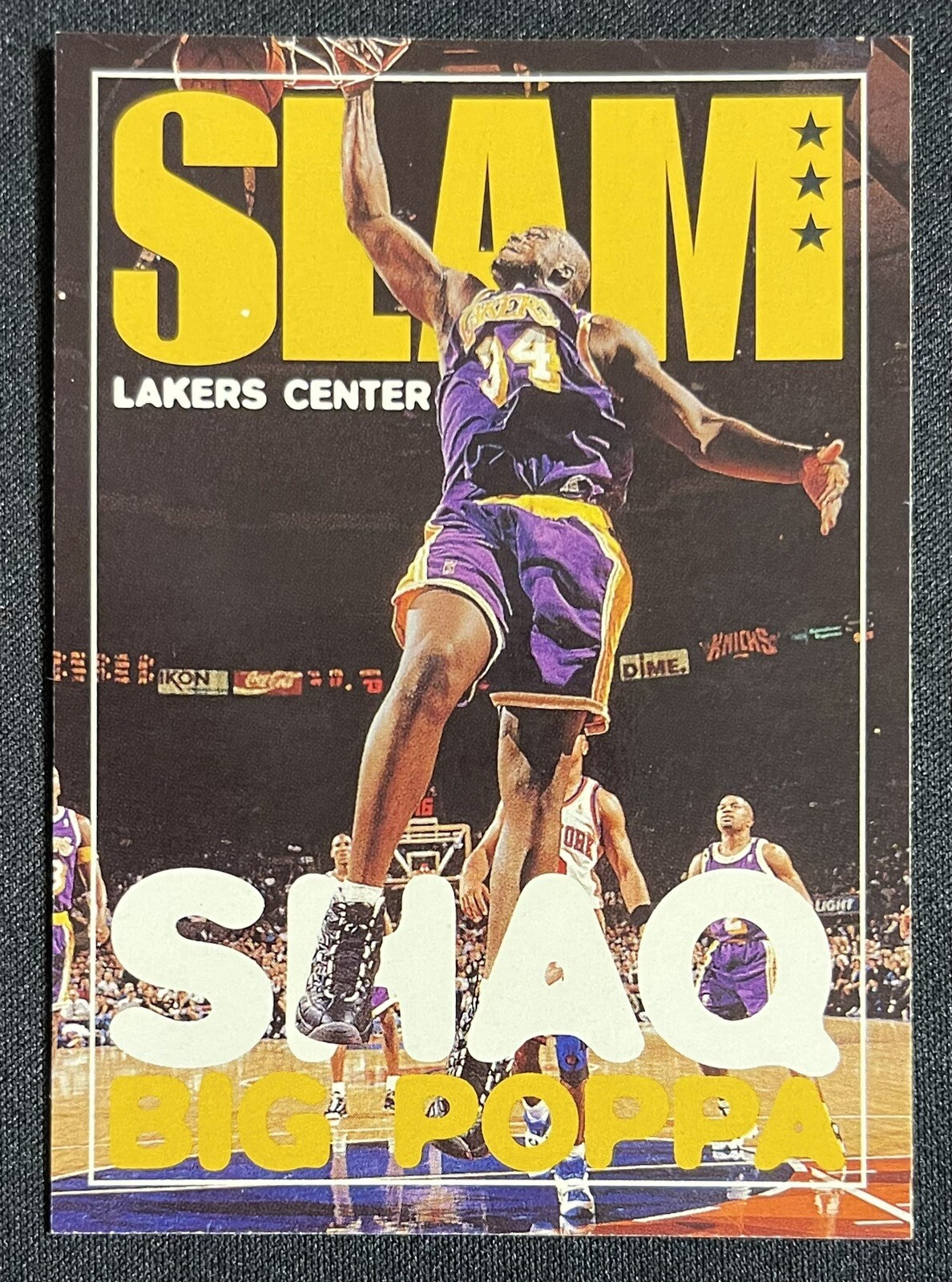 1997 Shaquille O’Neal Skybox Slam Magazine “Shaq Big Poppa” #324 LA ...