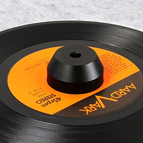 Dufray 45 RPM Record Adapter Durable Solid Aluminum Dome Center Adapter ...