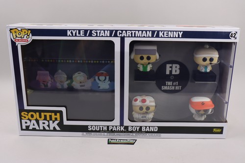 Funko Pop! Albums South Park Boy Band Kyle, Stan, Cartman & Kenny Vinyl ...