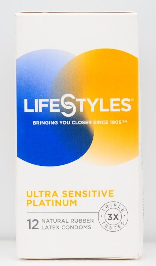 LifeStyles Ultra Sensitive Platinum Latex Condoms 12 Count for sale ...