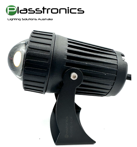 10W Narrow Beam LED garden light 12V AC/DC -COOL White projector 1250 ...