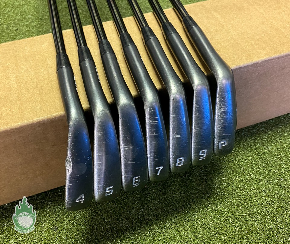 Used Cobra King Forged CB/MB Combo Irons 4-PW $-Taper 120g Stiff Steel ...