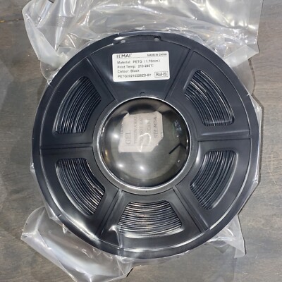 IEMAI 3D Printer Filament PETG Black 3D Spool | eBay