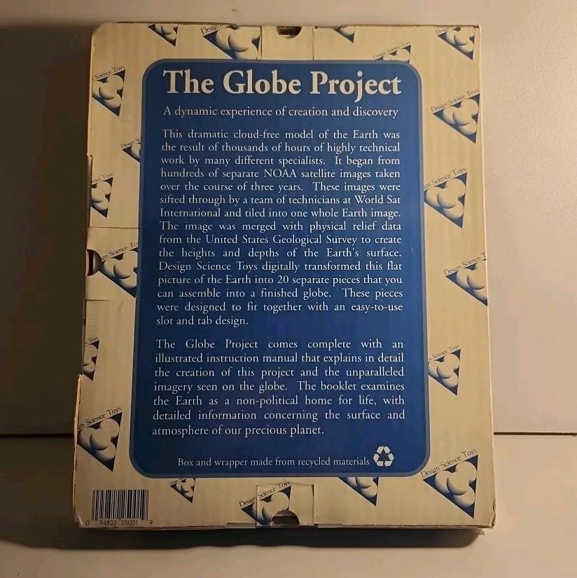 The Globe Project: Build your own model Earth Kit by Design Science ...