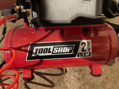 1/3 HP 2 Gallon 100 PSI Portable Small Tank Electric Hot Dog Air ...