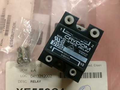 Crydom D1202 Solid State Relay - UIC/Dynapert p/n XE552C1 **NEW** | eBay