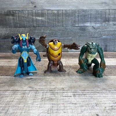 Playmates TMNT Villains Lot of 3 Cockroach Terminator, Baron Draxum ...