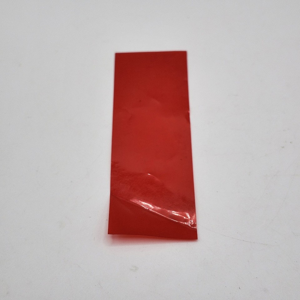 Transformers Jetfire G1 Box Accessory Part Clear Red Rectangle Rubylith ...