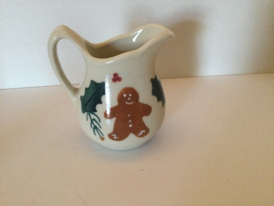 Hartstone Gingerbread Pottery Creamer | eBay