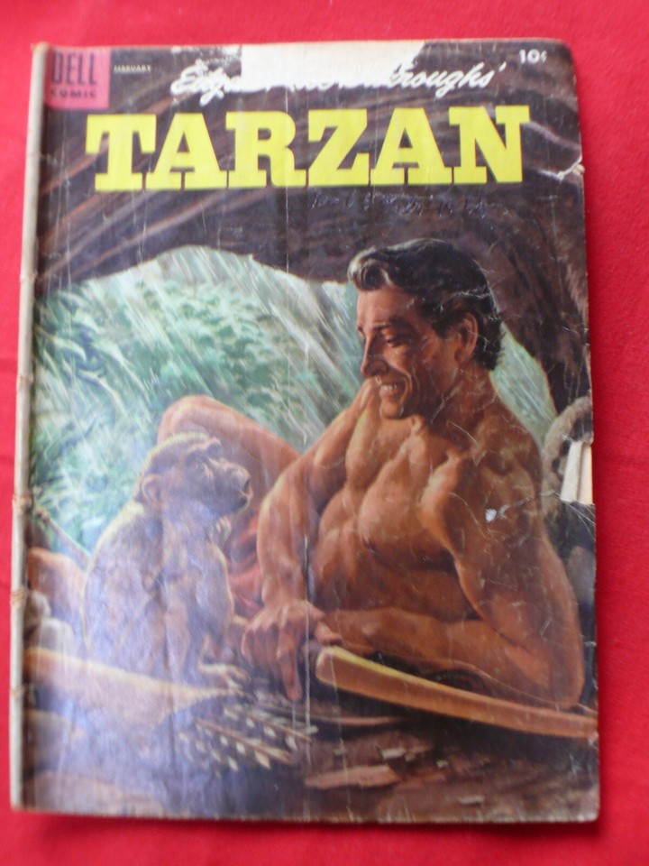 TARZAN COMICS GOLDEN AGE Nine (9) DELL Issues 1953 - 1955 Condition Good | eBay