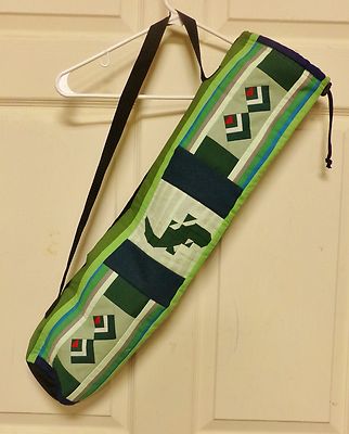 Native American Patchwork ALLIGATOR Ballstick Stick Ball BAG Case ...